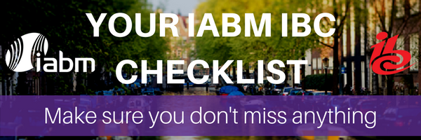 2017 IBC checklist - IABM