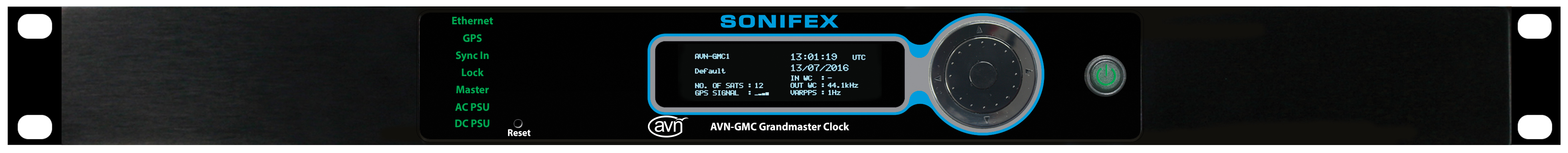 Sonifex AVN-GMCS IEEE1588 PTP Grandmaster Clock with GPS Receiver