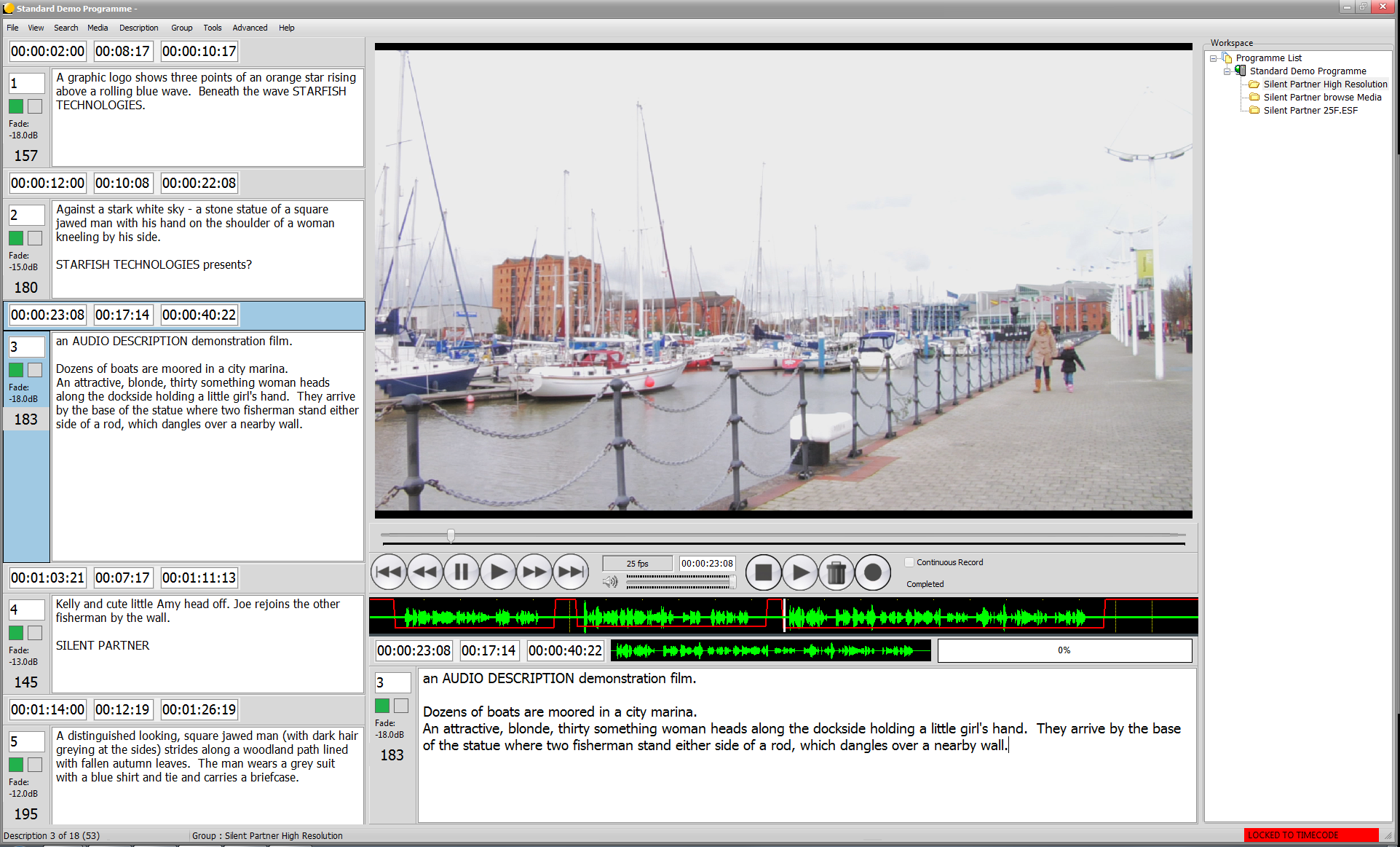 Advantage Audio Description Workstation