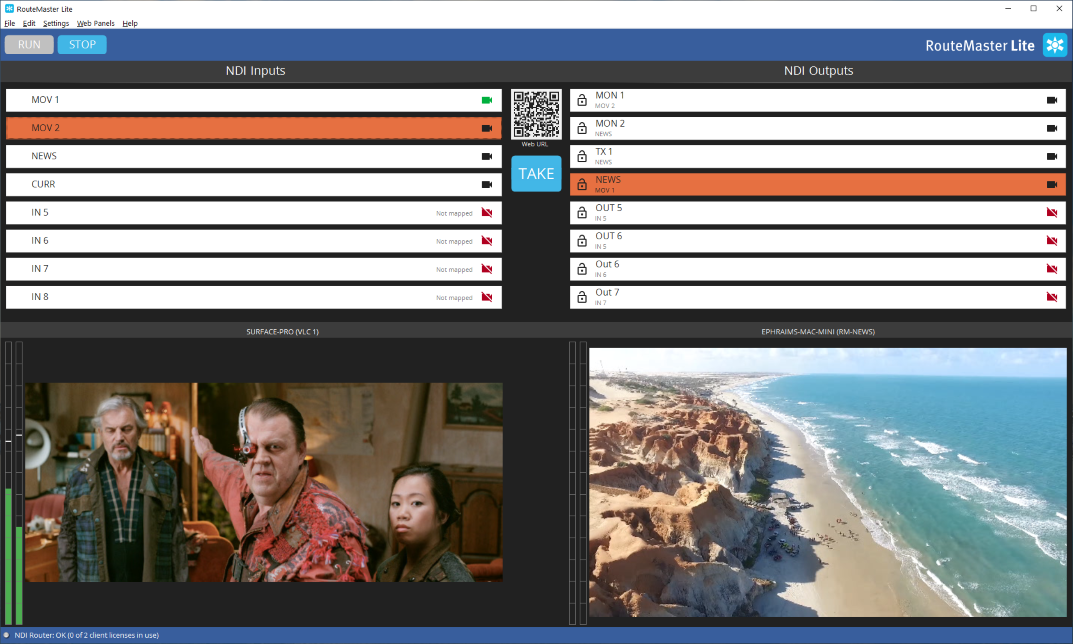 Routemaster Lite - IABM Single BaM Product