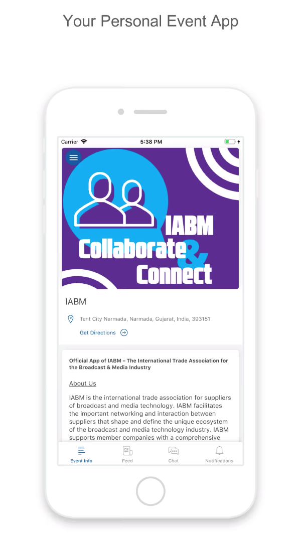 Connect & Collaborate App - IABM