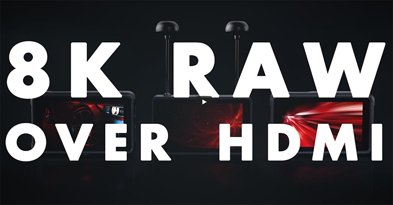 8K Raw 30p OVER HDMI - Atomos Ninja V+ and Ninja Stream - IABM